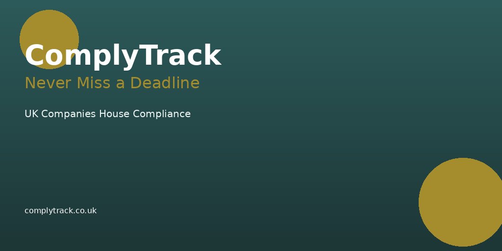 ComplyTrack | UK Compliance Made Simple - Never Miss Filing Deadlines